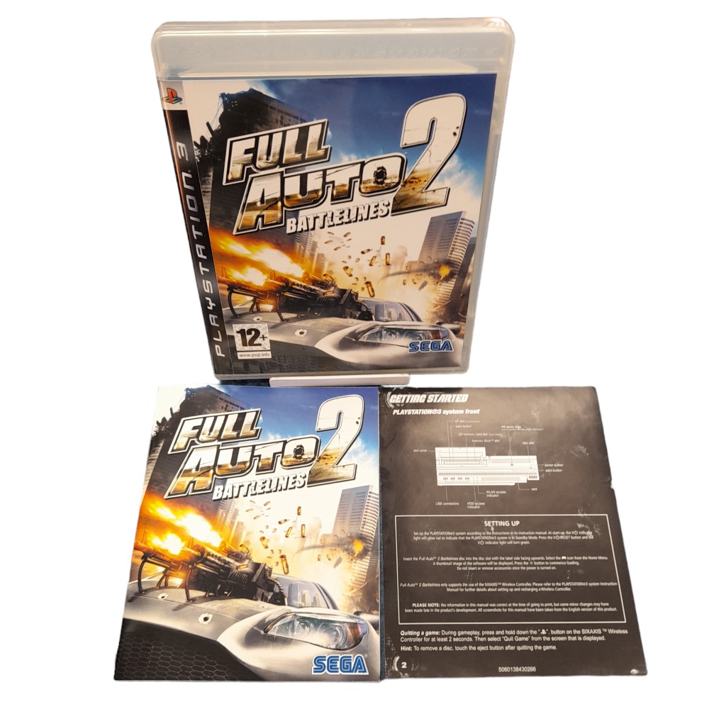 Used Sony - Playstation 3 GAME Full Auto 2 Battle lines Ps3 Game - Own4Less
